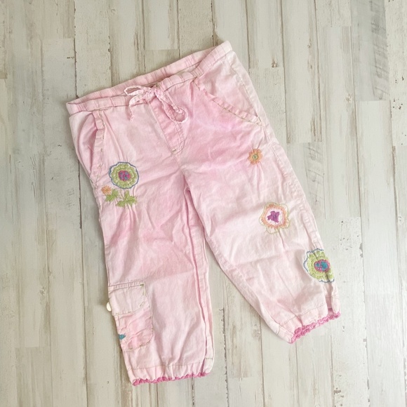 Mimi & Maggie | Bottoms | Mim Maggie Girls Pink Tie Dye Embroidered ...